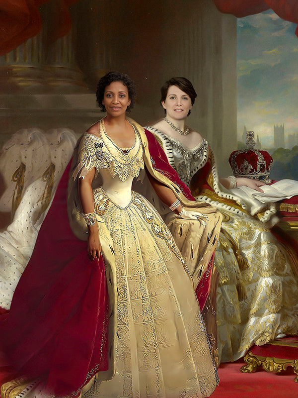 Princess Daniella & Princess Sara - Custom Canvas — Make Me Royal